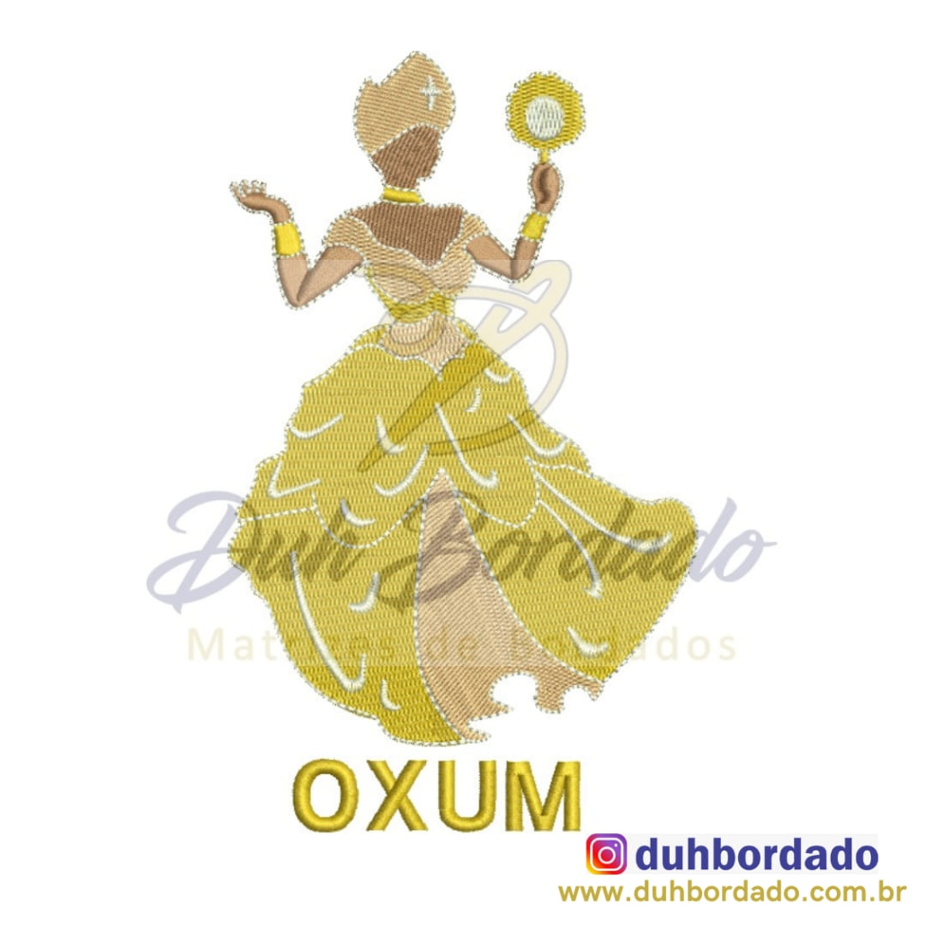 Oxum - Duh Bordado Matrizes de Bordados